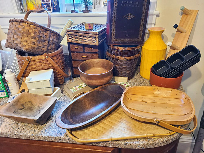 Basket case! These handwoven treasures and wooden bowls are just waiting to elevate your home from "lived-in" to "thoughtfully curated" in one shopping trip.
