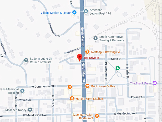 16. 101 drive in map