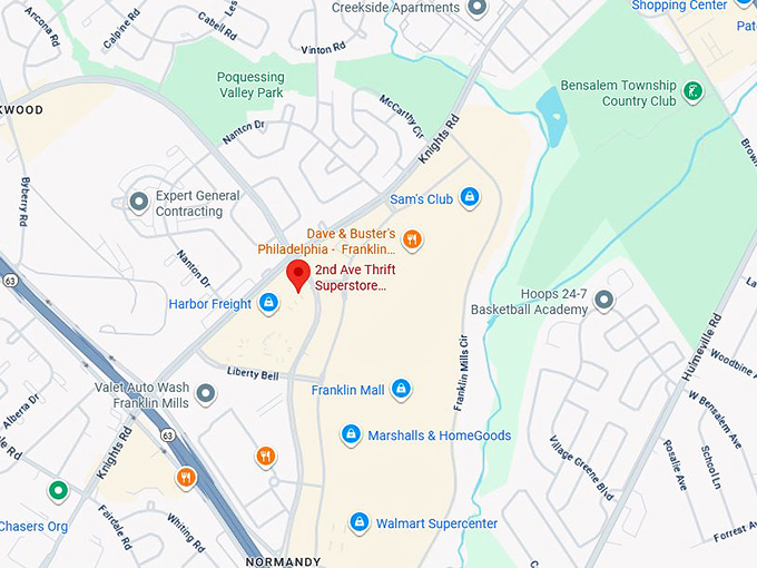 16. 2nd ave thrift superstore philadelphia, pa map
