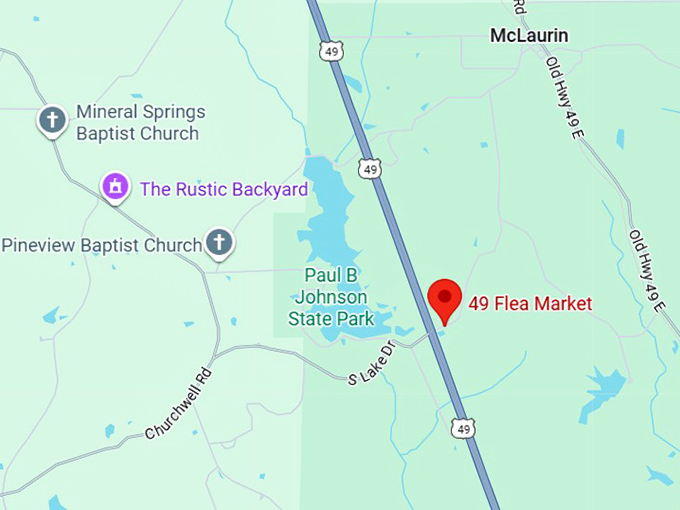 16. 49 flea market map