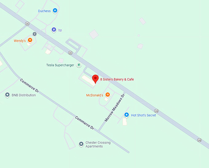16. 8 sisters bakery & cafe map