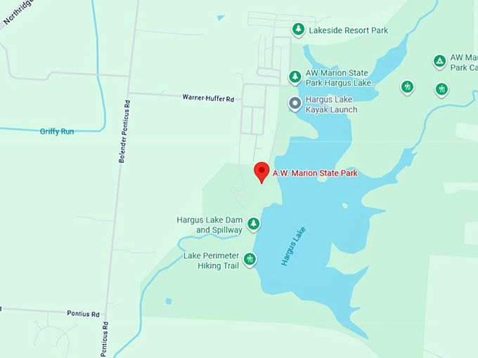 16. a.w. marion state park map