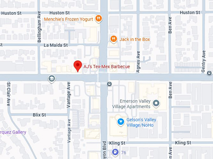 16. aj&rsquo;s tex mex barbecue map