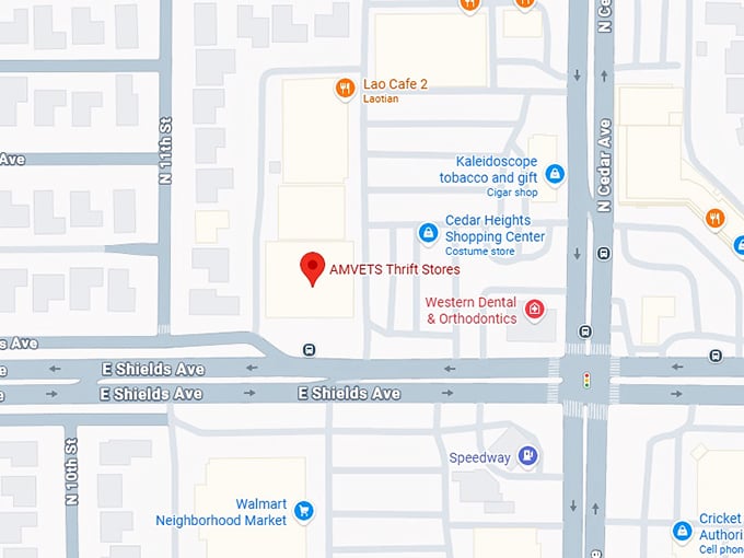 16. amvets thrift stores map