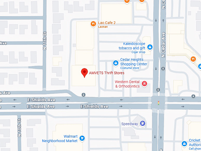 16. amvets thrift stores map