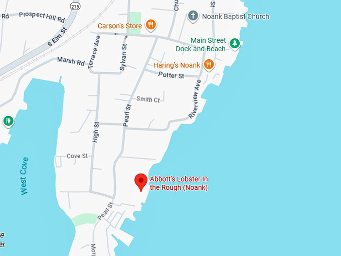 16. abbott's lobster in the rough (noank) map