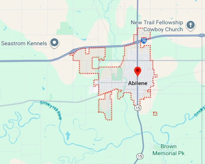16. abilene map