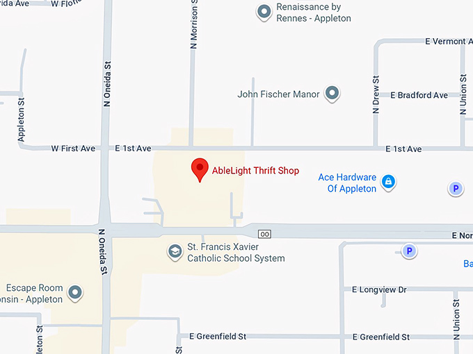 16. ablelight thrift shop map