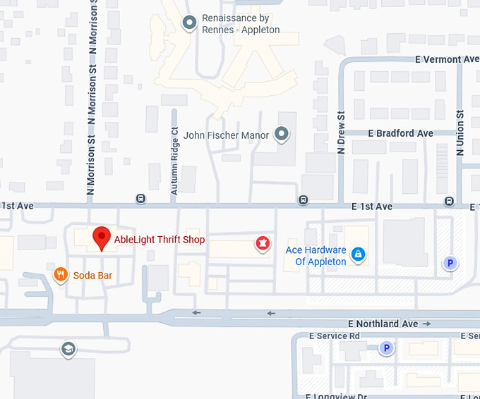 16. ablelight thrift shop map