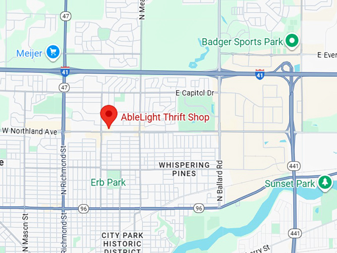 16. ablelight thrift shop map