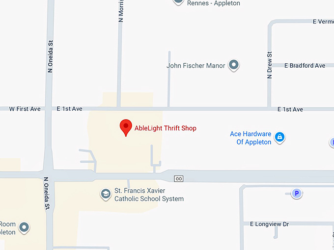 16. ablelight thrift shop map