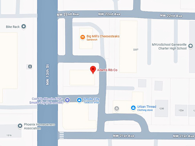 16. adam&rsquo;s rib co. map