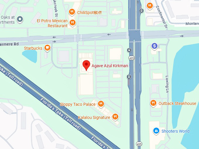 16. agave azul kirkman map