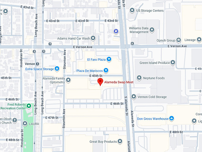 16. alameda swap meet map