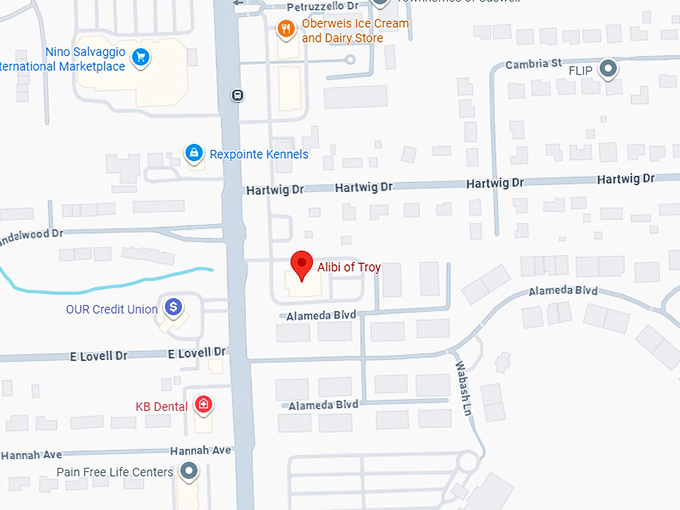 16. alibi of troy map