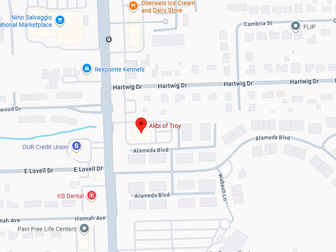 16. alibi of troy map