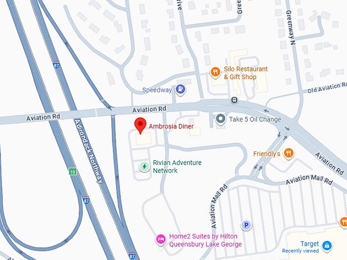 16. ambrosia diner map