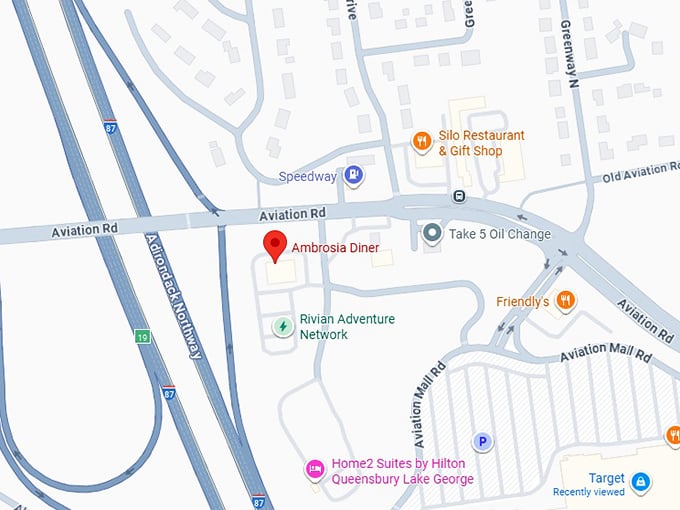 16. ambrosia diner map