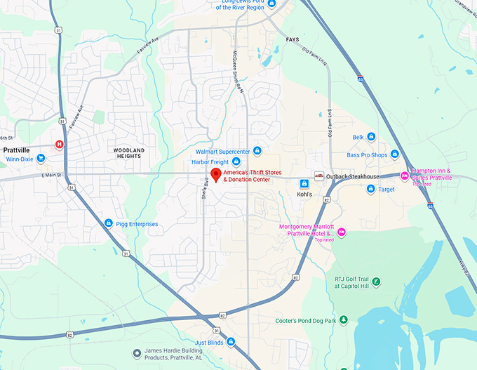 16. america's thrift stores & donation center map