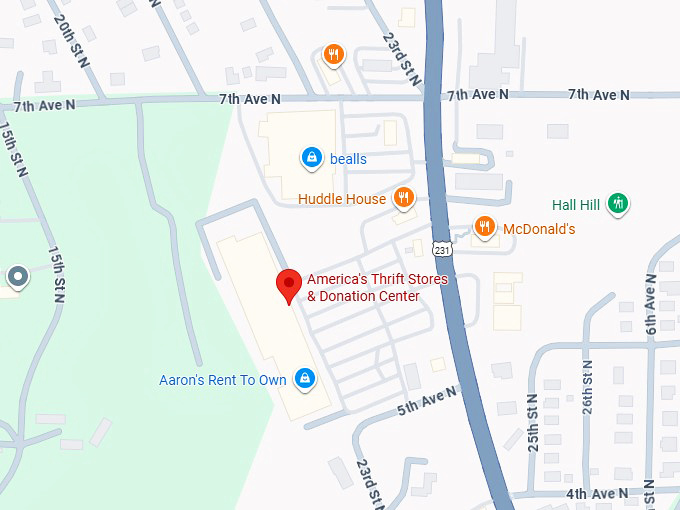 16. america's thrift stores & donation center map