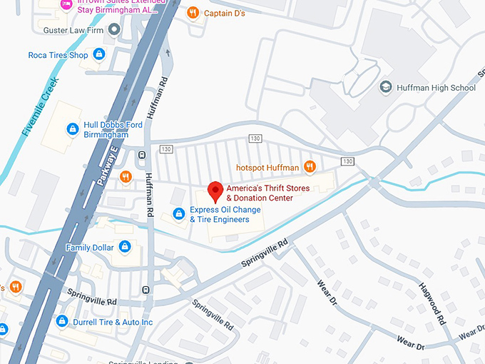 america's thrift stores & donation center map