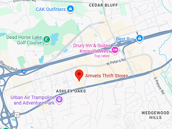 16. amvets thrift stores map