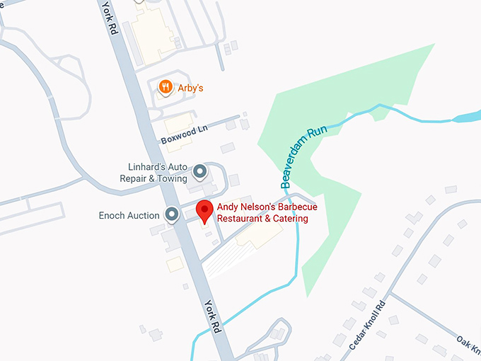 16. andy nelson's barbecue restaurant & catering map
