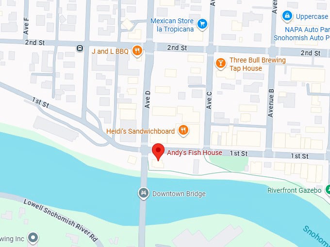 16. andy's fish house map