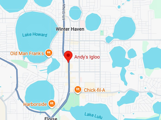 16. andy's igloo map