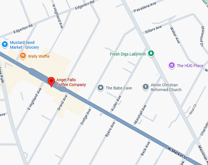 16. angel falls coffee company (with diner fare) map