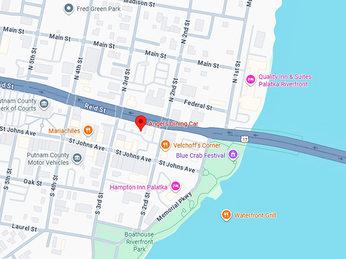 16. angel's dining car map