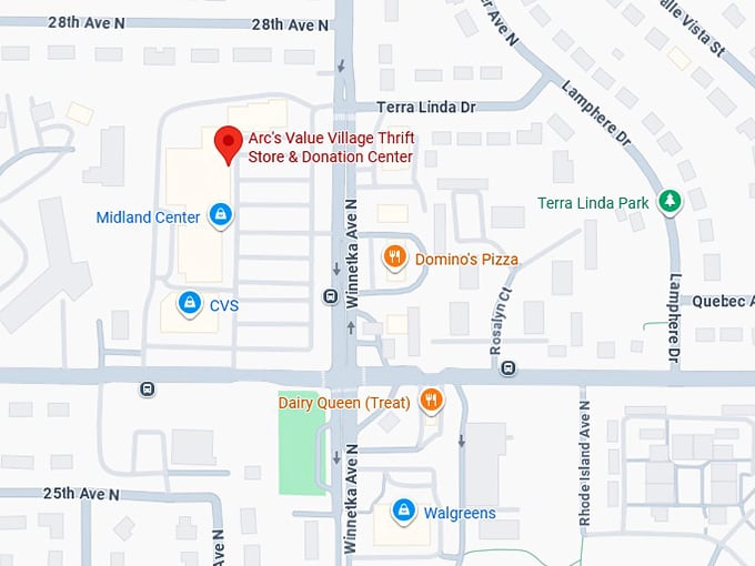 16. arc's value village thrift store & donation center map