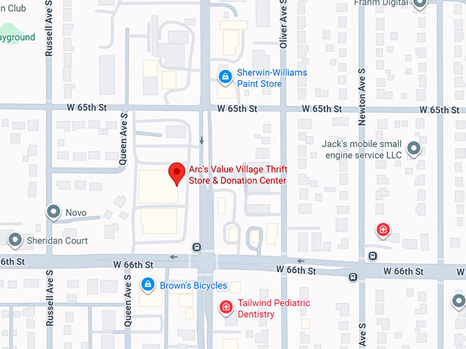 16. arc's value village thrift store & donation center map