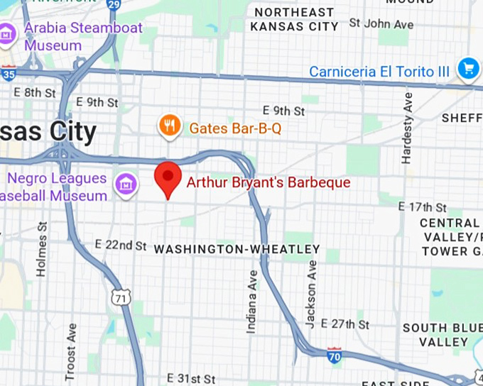 16. arthur bryant&rsquo;s map