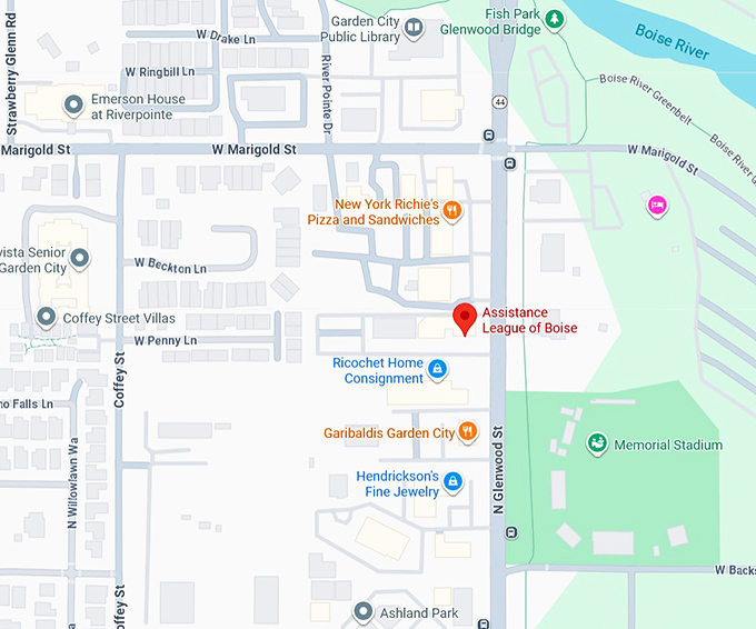 16. assistance league of boise map