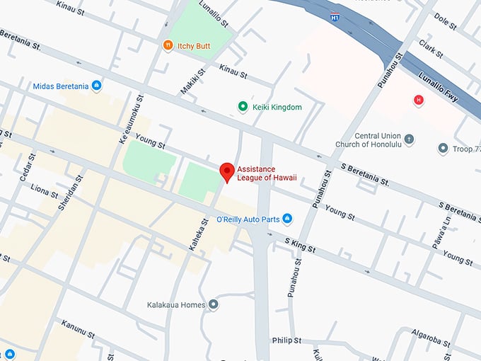 16. assistance league of hawaii map