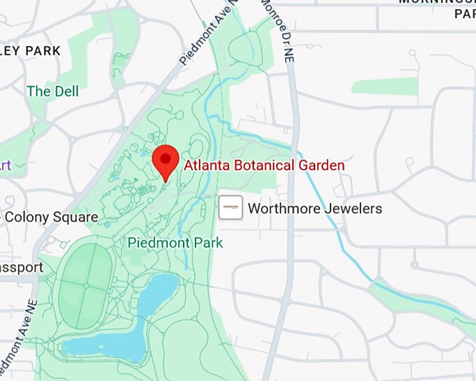 16. atlanta botanical garden map