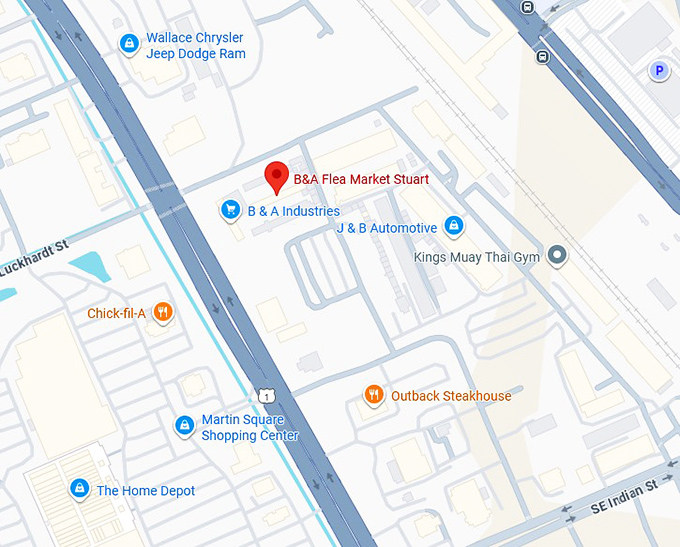 16. b&a flea market stuart map
