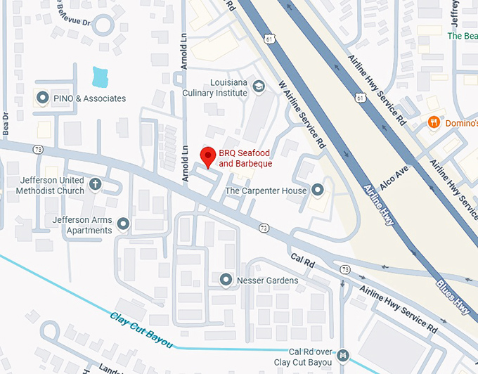 16. brq seafood and barbeque map