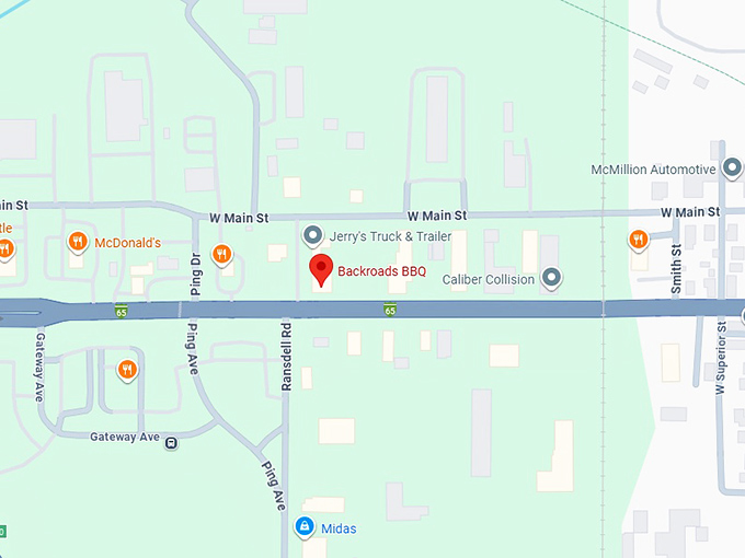 16. backroads bbq map