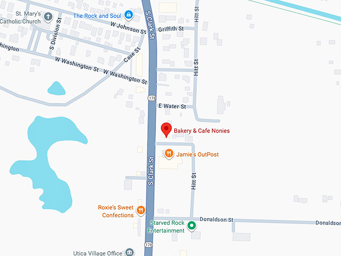 16. bakery & cafe nonies map