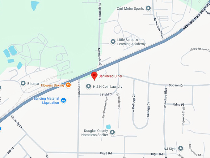 16. bankhead diner map