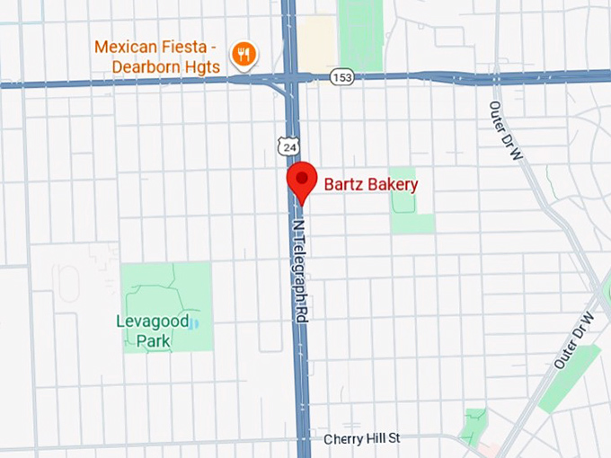 16. bartz bakery map