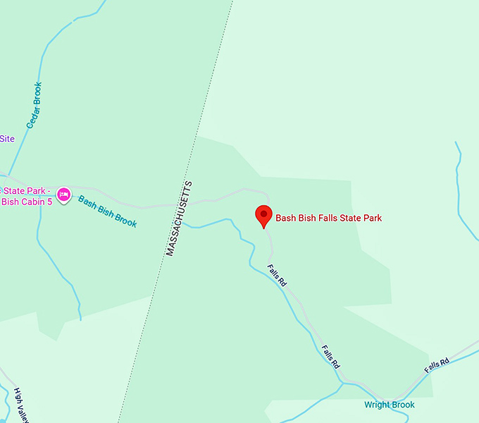 16. bash bish falls state park map