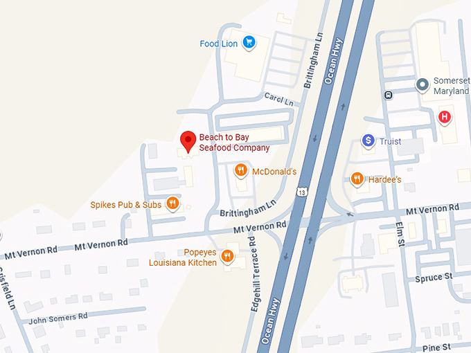 16. beach to bay seafood company map