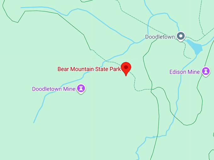 16. bear mountain state park map