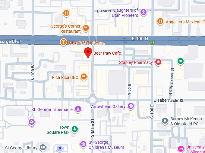 16. bear paw cafe map