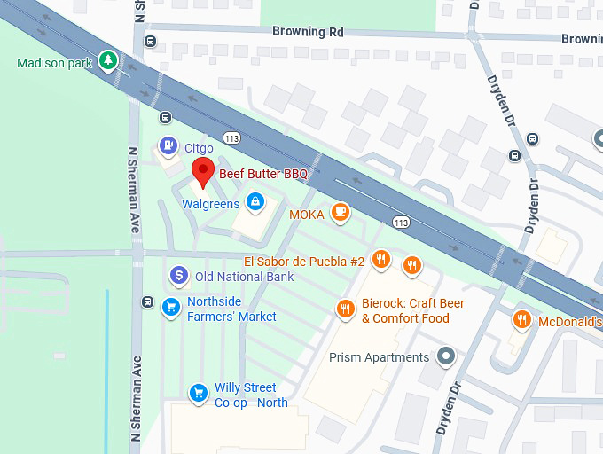 16. beef butter bbq map