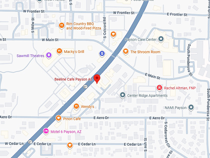 16. beeline cafe payson az map