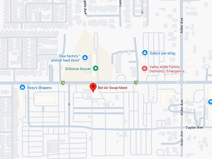 16. bel air swap meet map